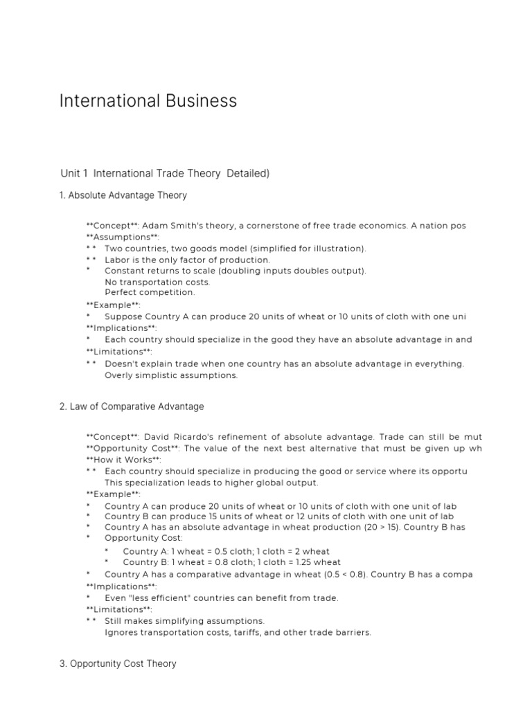 Ib PDF | PDF | Comparative Advantage | Political Economy