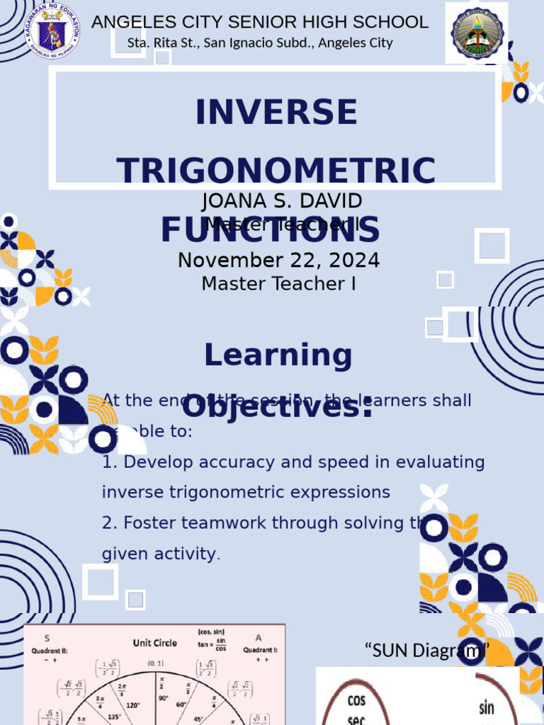 inverse-trigo | PDF | Trigonometric Functions | Triangle Geometry