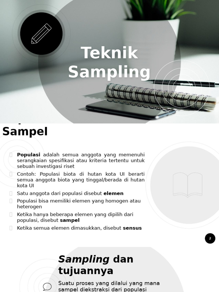 Teknik Sampling | PDF