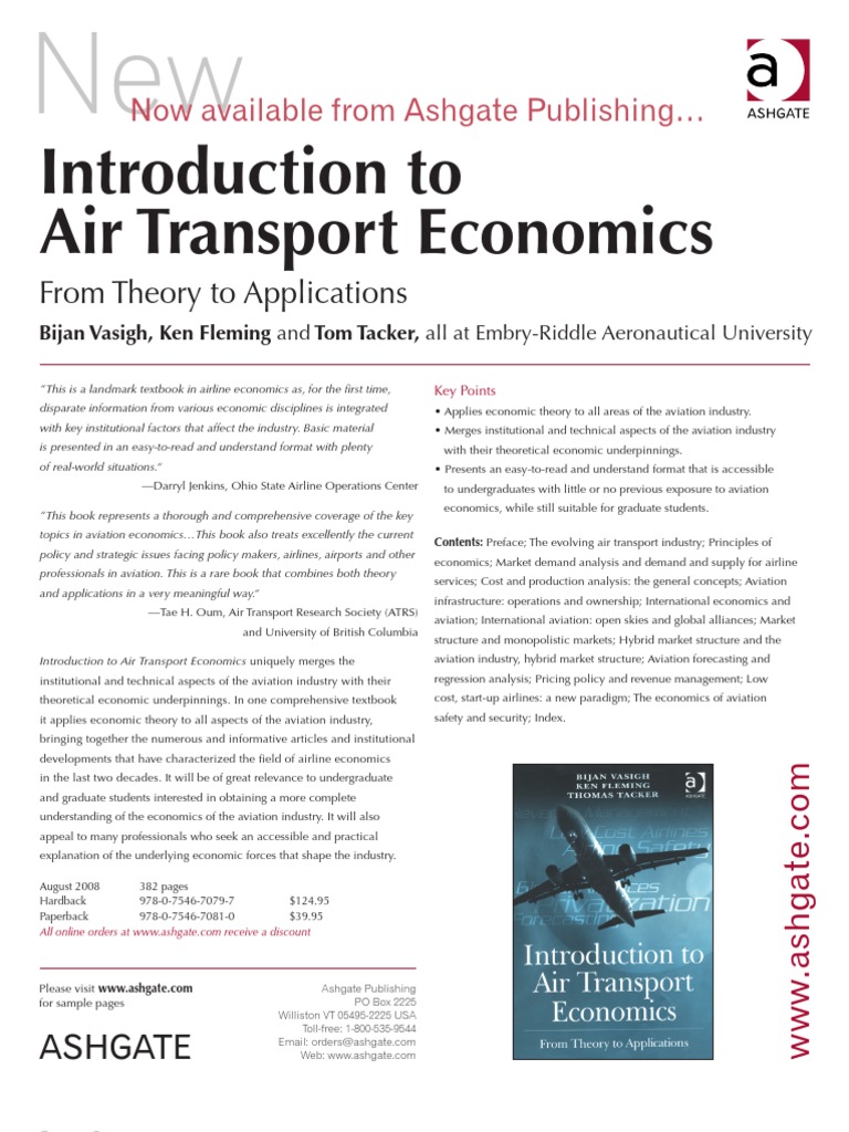 Intro To Air Transport | PDF | Airlines | Economics