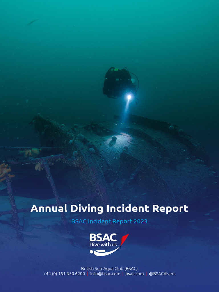 1bsac-diving-incident-report-2023 | PDF | Underwater Diving | Scuba Diving