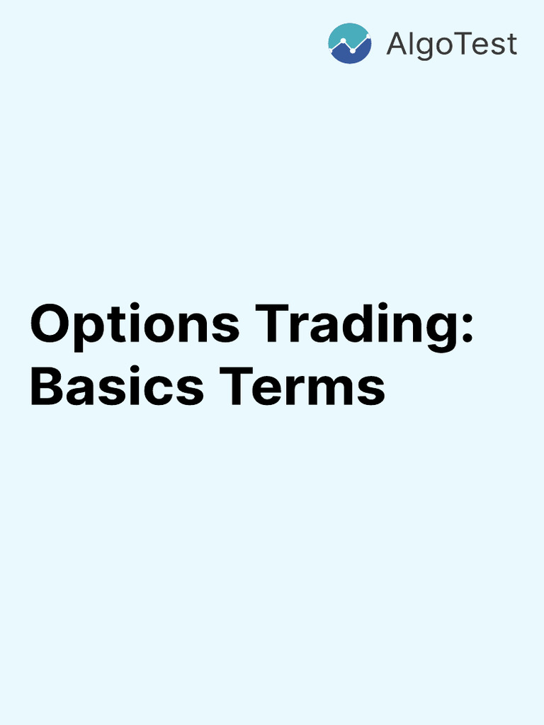 Options Trading Basics Quick Summary | PDF | Option (Finance) | Put Option