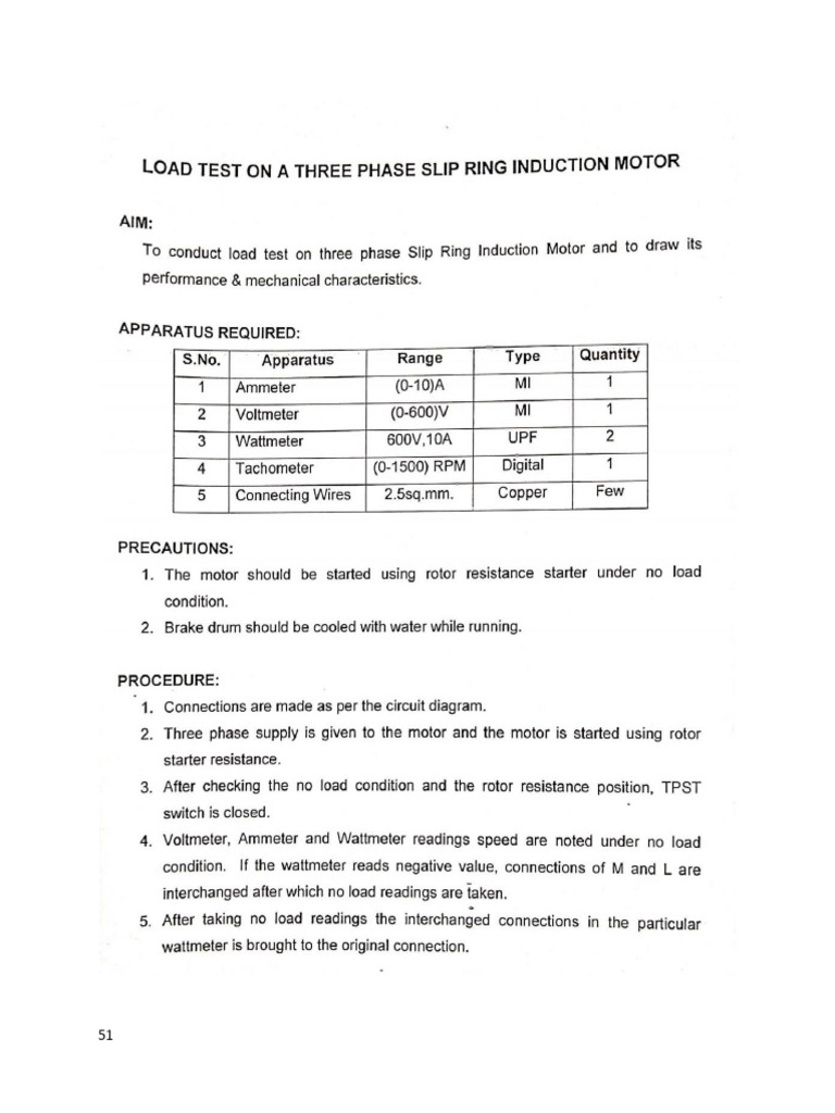 Slip Ring Induction Motor Overview | PDF