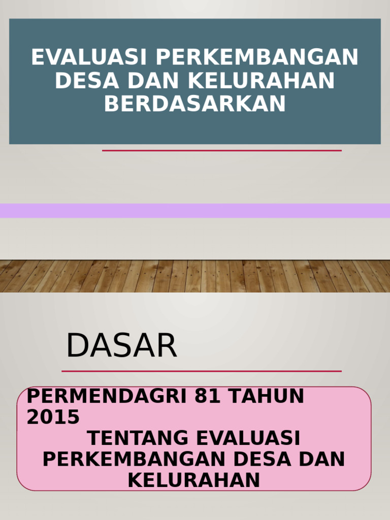 Aplikasi Online Epdeskel - Bahan Pak Kadis | PDF
