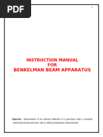 Benkelman Beam Deflection Testing Guide | PDF | Tire | Celsius