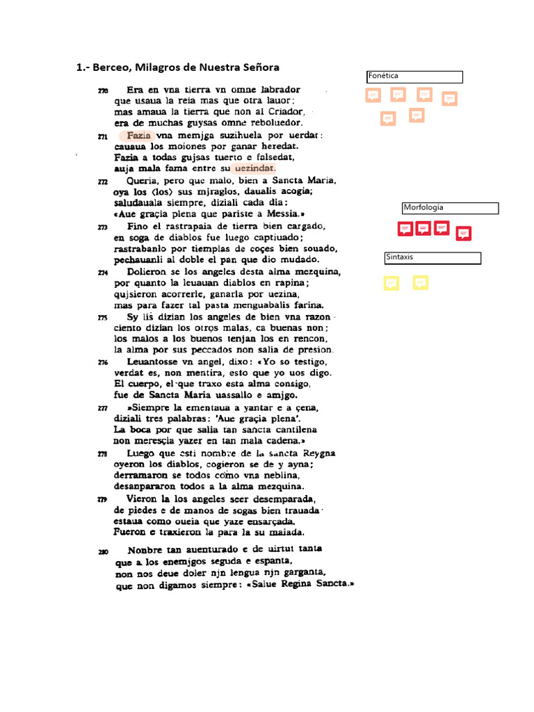 Textos Siglo XIII | PDF