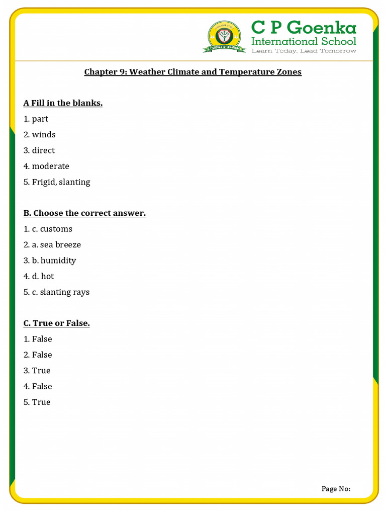 Weather, Climate, and Temperature Zones | PDF | Climate | Tropics