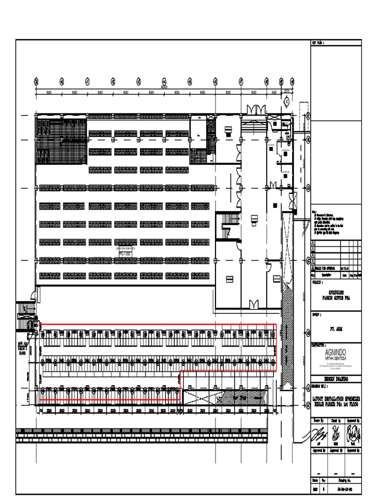 Denah Parkir Motor P3A-1-Model | PDF