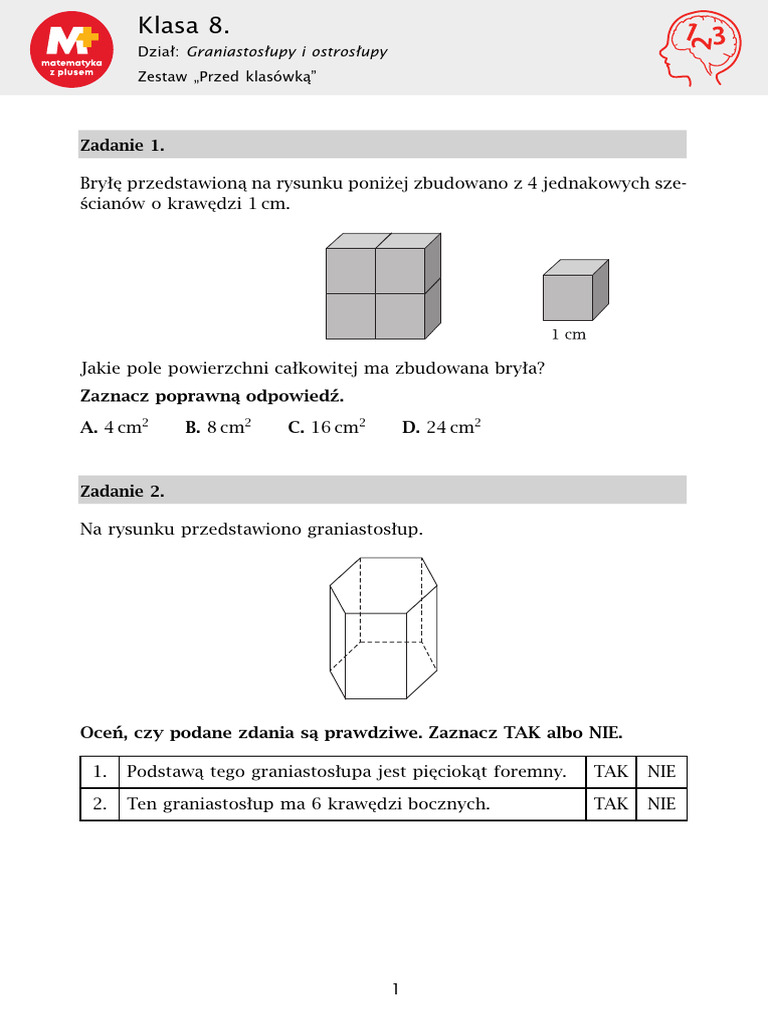 kl8 05 Graniastoslupy I Ostroslupy Zadkju | PDF