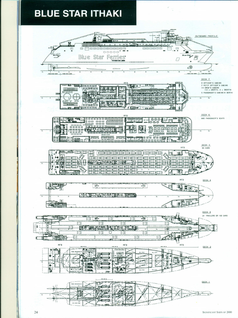 Blue Star Ithaki GA Plan | PDF