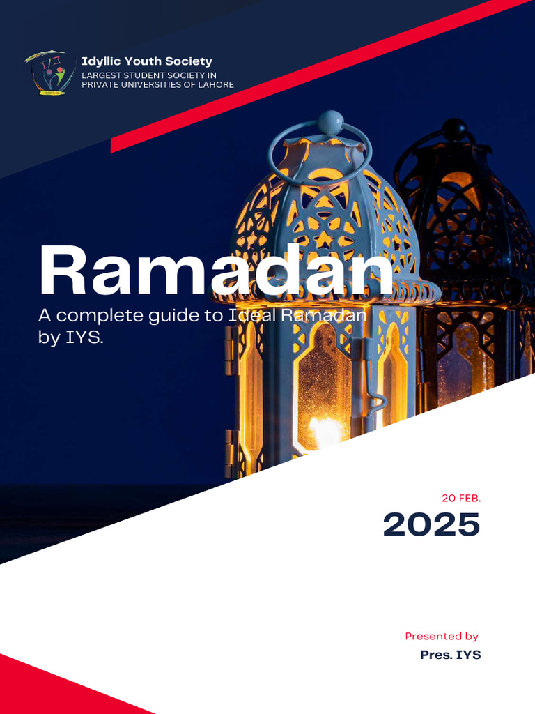 Ideal Ramadan Guide 2025 by IYS | PDF | Ramadan