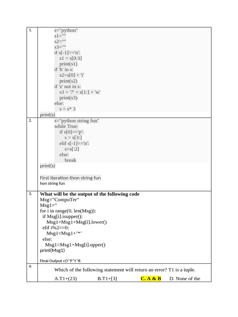 File - 995010559 - 1741228460 - Practice Question 7 B | PDF | Letter ...