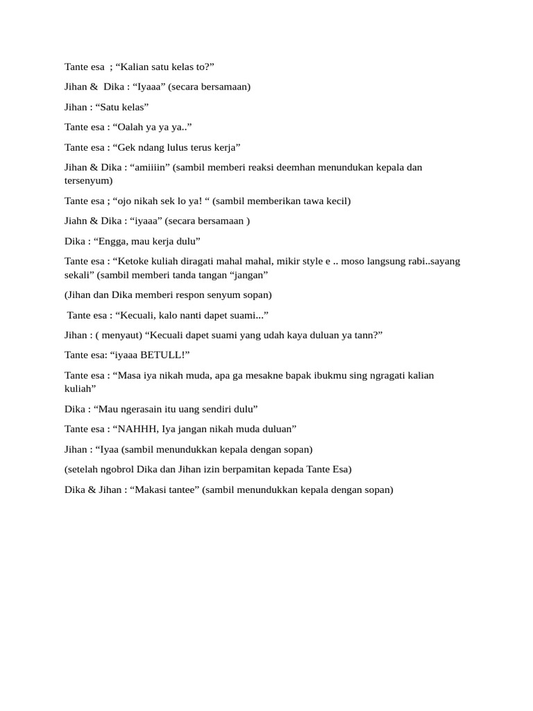 Transkrip Socio 2 | PDF