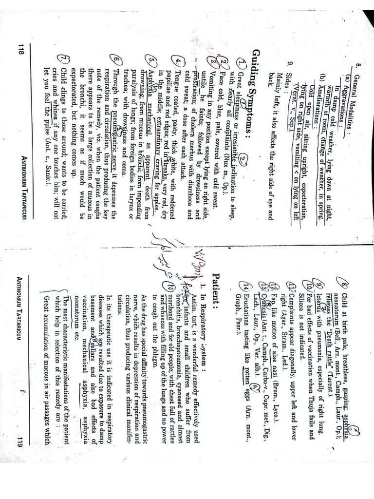 Ant Tart Chest Complaint | PDF