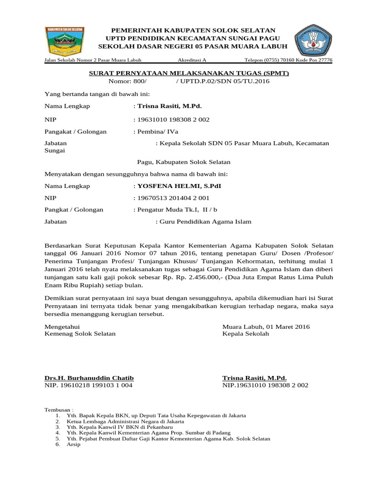 Bahan SPMT Sertifikasi Yosfena Helmi | PDF