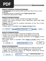 Microsoft Word - Images Lesson Plan | PDF | Microsoft Word | Computing