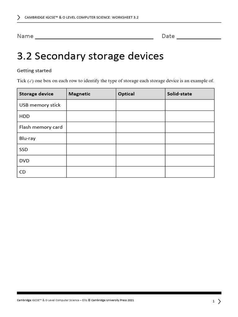 Igcse Compsci 2ed Tr Worksheet 3 2 Pdf
