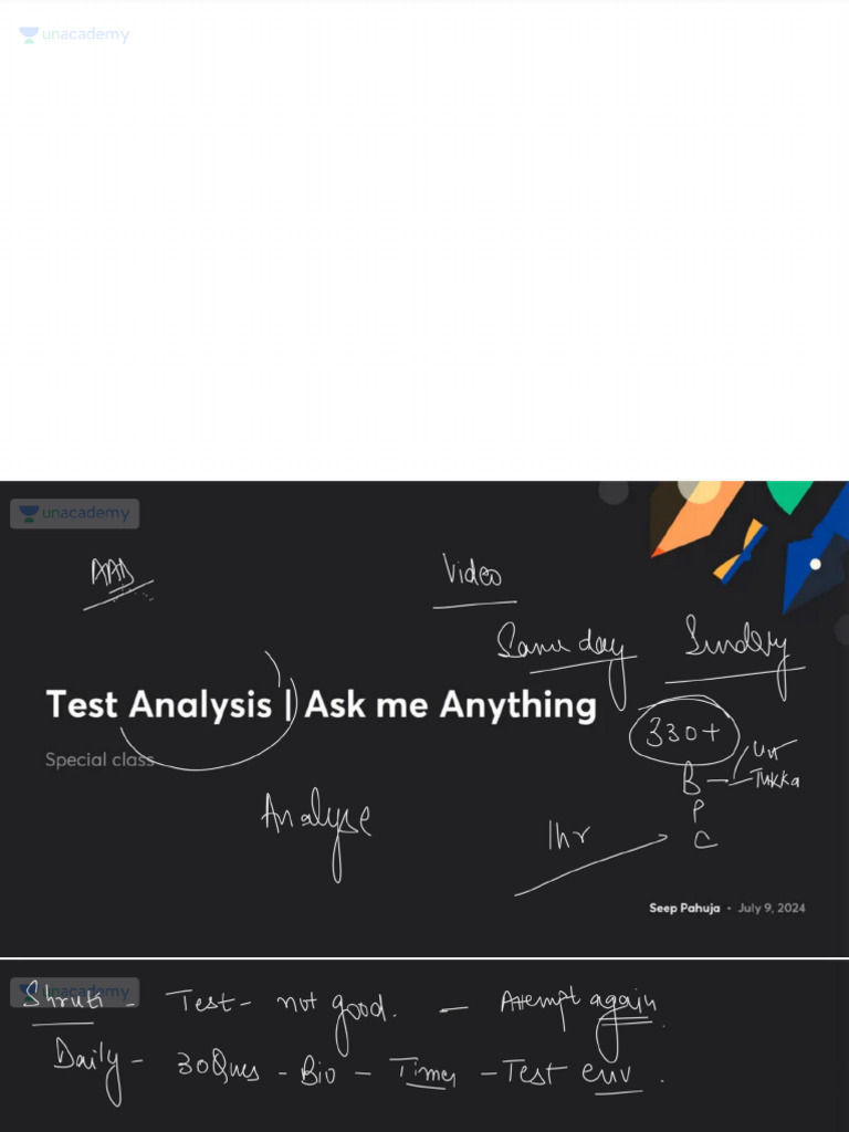 Test Analysis Ask Me Anything With Anno 3 | PDF