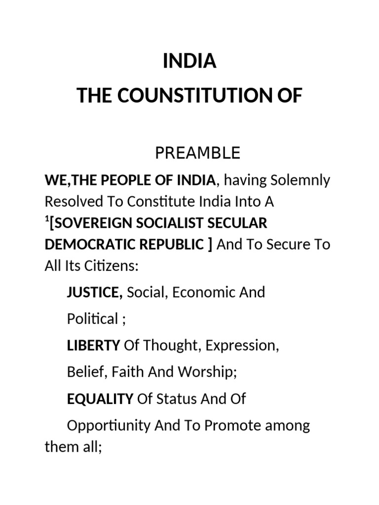 India’s Constitutional Adoption, 1949 | PDF