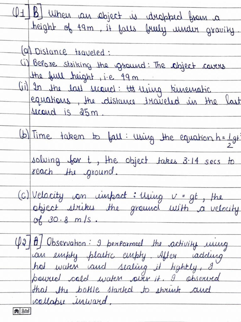 Science TMA Solutions of Class 10 NIOS Board 2025 | PDF