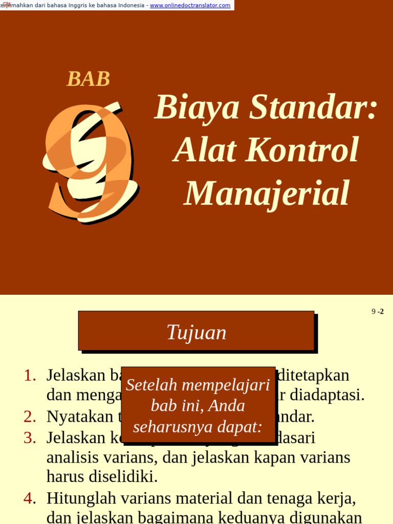 Ch09 Standard Costing - En.id | PDF