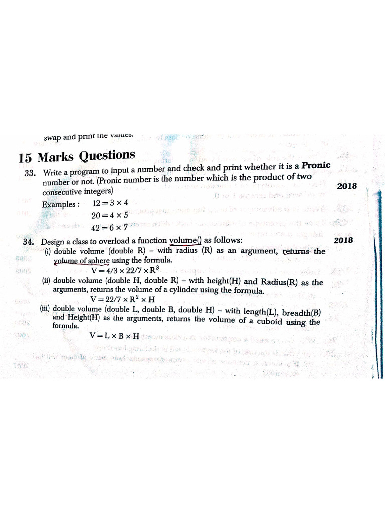 Userdefine Function and Function Overloading | PDF
