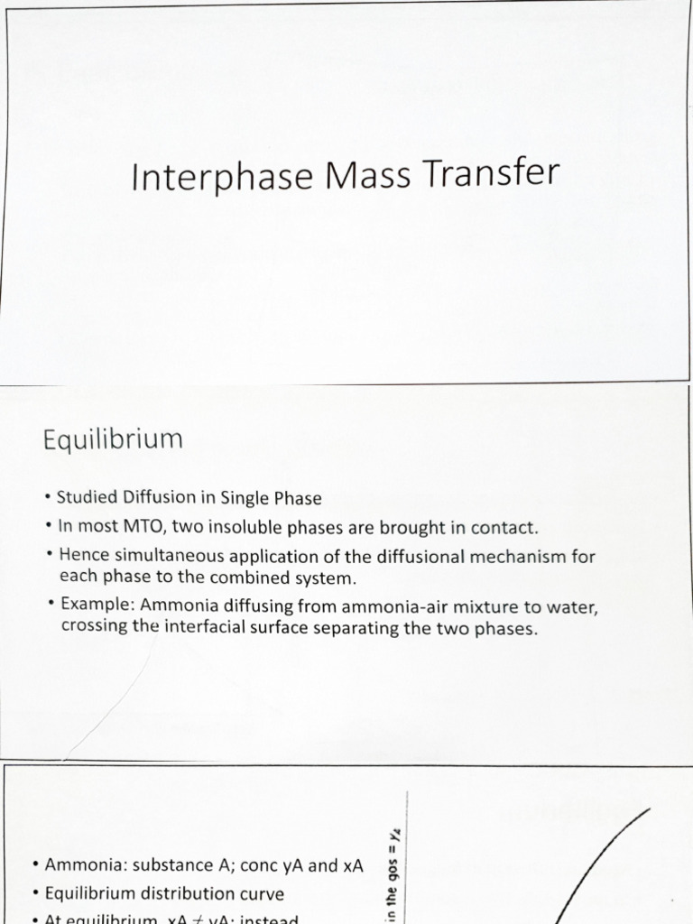 Interphase Mass Transfer | PDF