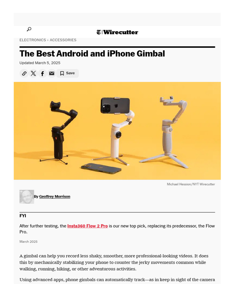 best-android-and-iphone-gimbal | PDF | Smartphone | I Phone