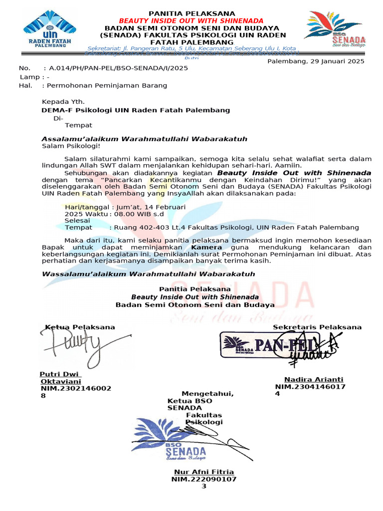 A.014_SURAT_PEMINJAMAN_KAMERA_(REVISI) | PDF