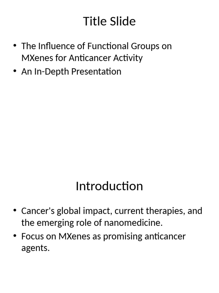 MXenes Detailed Presentation Cleaned | PDF