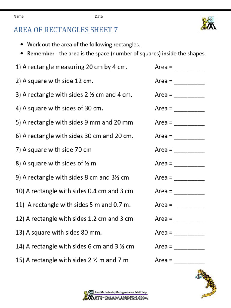 area-of-rectangles-7 | PDF