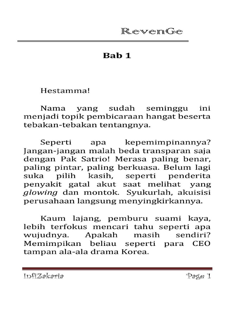 Infizakaria RevenGe (SFILE | PDF