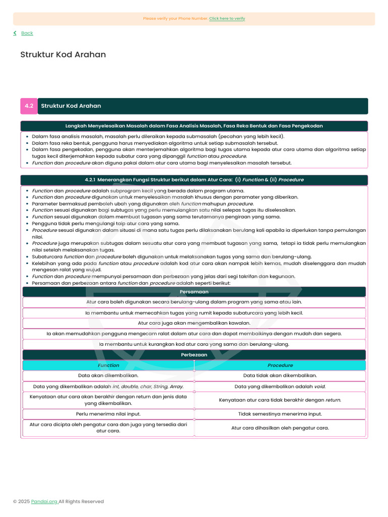 Struktur Kod Arahan | PDF