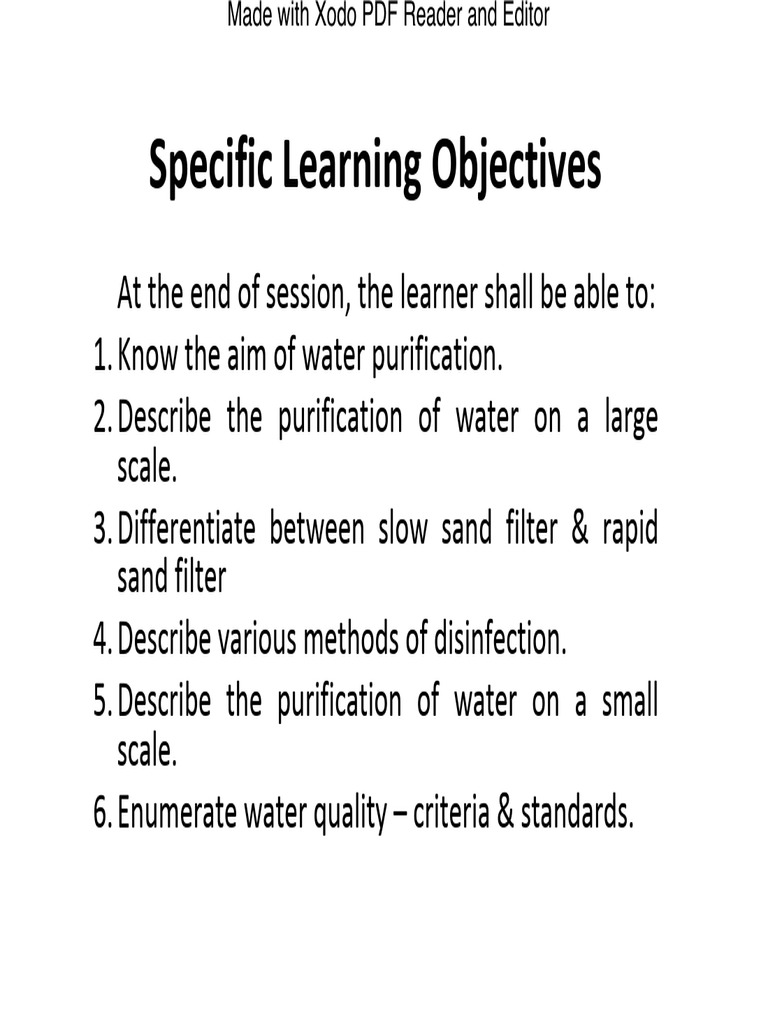 Purification of Water | PDF | Water Purification | Filtration