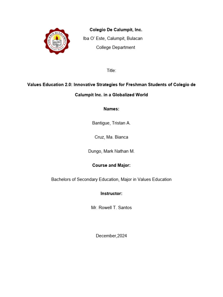 Concept Paper-WPS Office | PDF | Educational Assessment | Educational ...