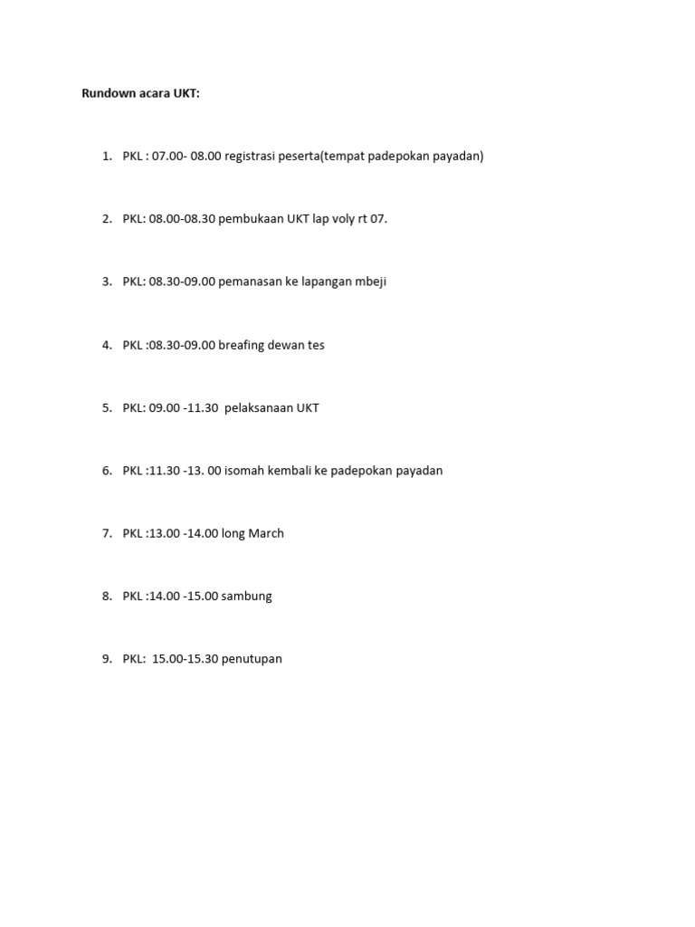 Random Acara UK-WPS Office | PDF