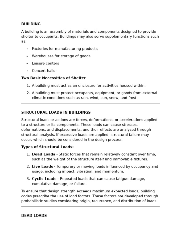 BUILDING | PDF | Structural Load | Stairs