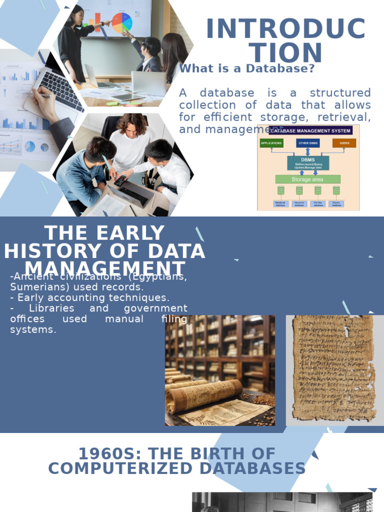 A Timeline of Database History & Management | PDF