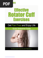 Rotator Cuff and Shoulder Conditioning Program - OrthoInfo - AAOS | PDF | Shoulder | Elbow