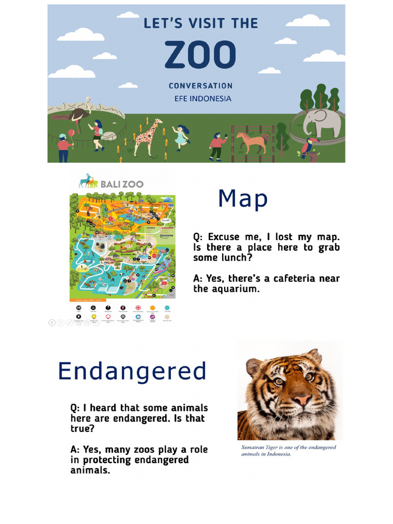 Sd-Let's Visit The Zoo Conversation | PDF