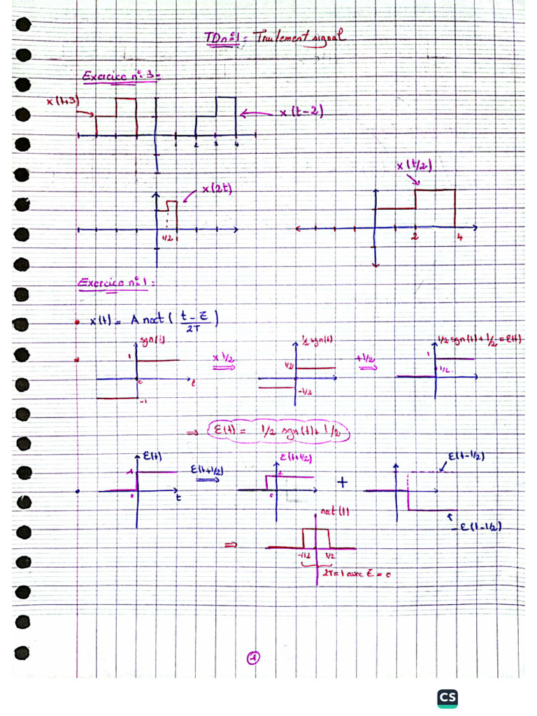 TD 1 Correction | PDF
