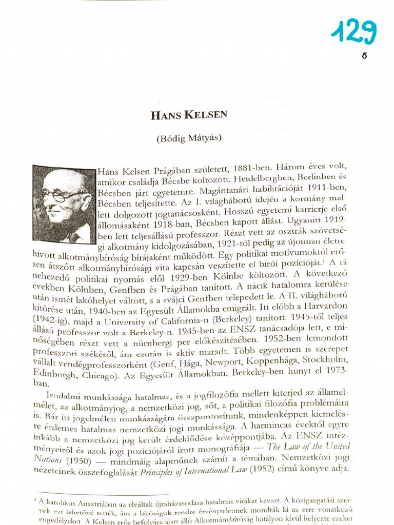 Fejezetek (Hans Kelsen) | PDF