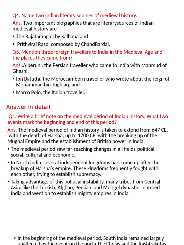 Presentation1 Question and Answer Chapter 1 | PDF | Asia | South Asia