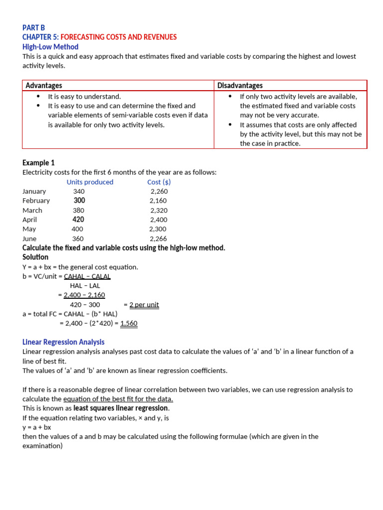 Chapter 5 _ Forecasting techniques and analysing data | PDF | Forecasting | Seasonality