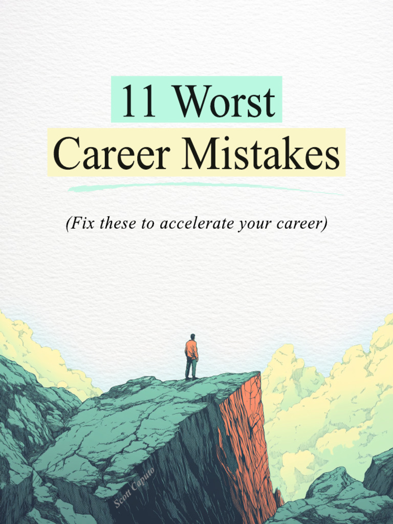 11 Worst Career Mistakes | PDF