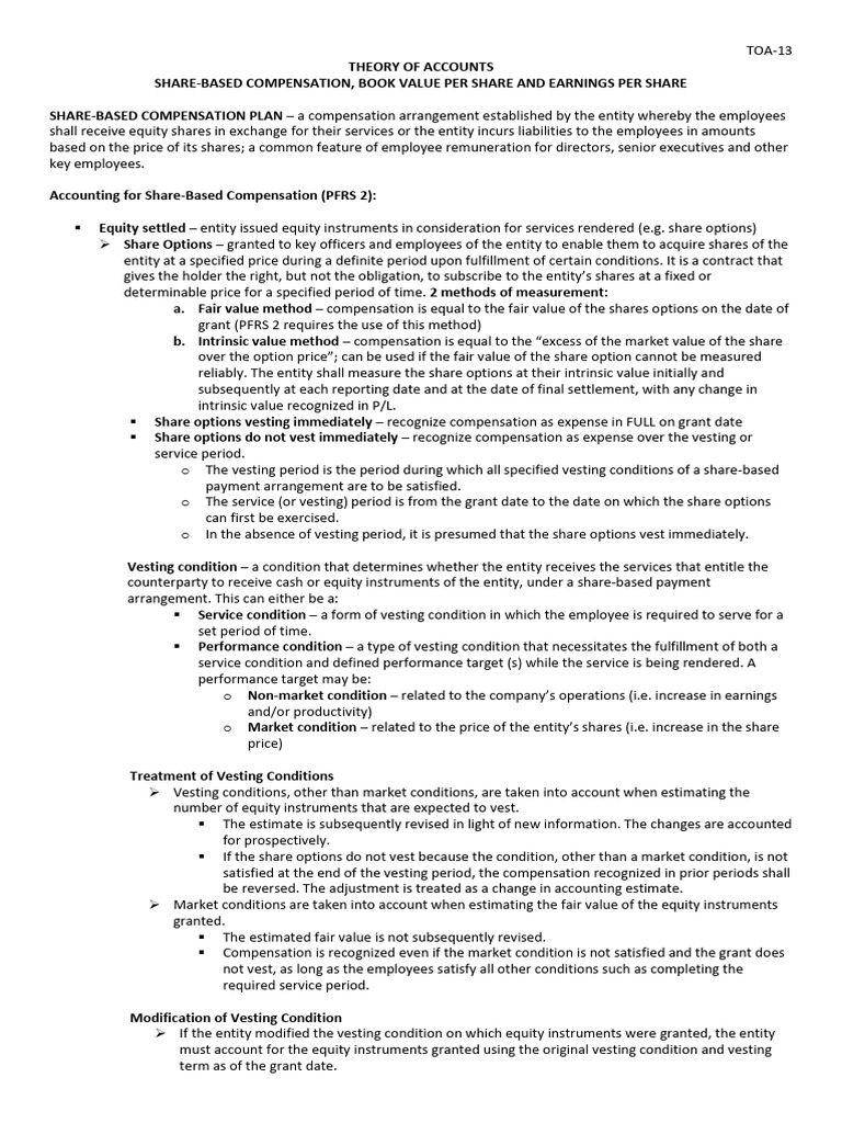 ToA_13_Share-Based-Compensation-BPS-and-EPS-For-Printing | PDF ...