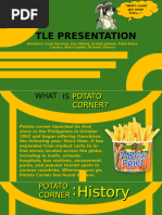 Jose Magsaysay Jr.: Founder of Potato Corner | PDF | Franchising | Brand