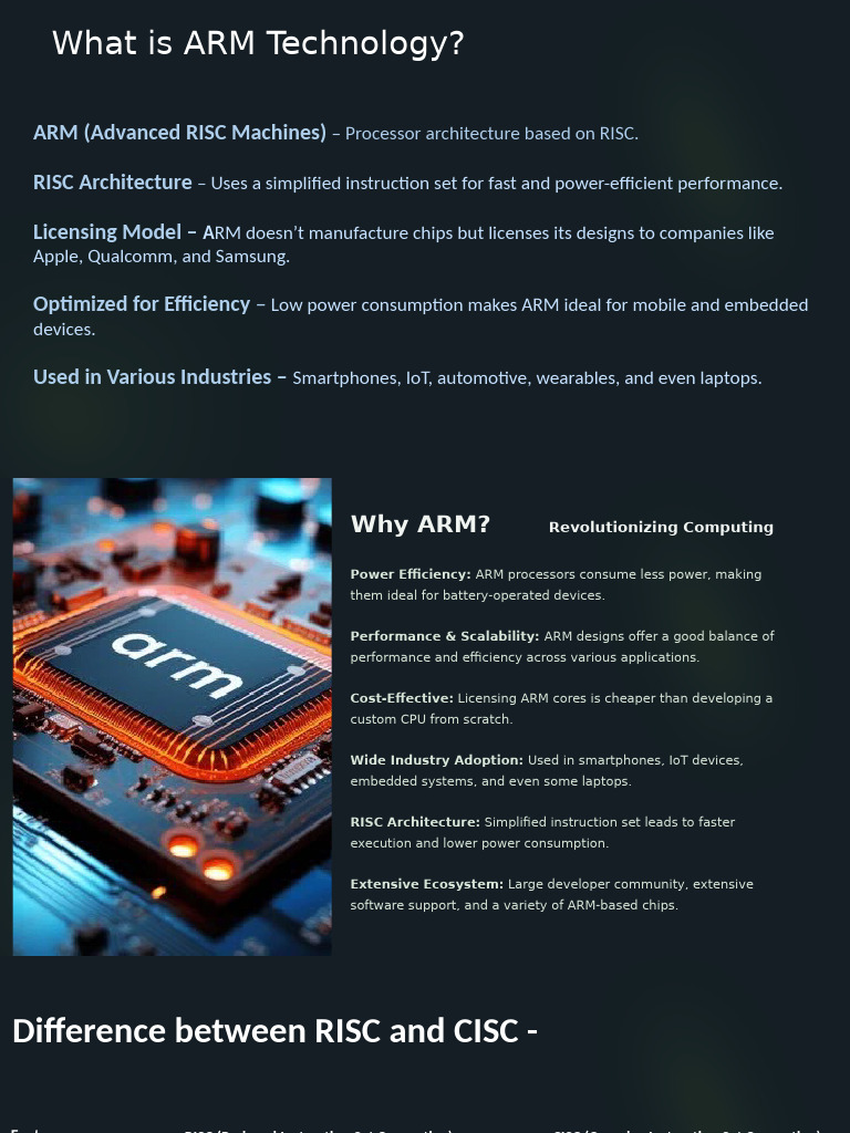 ARM | PDF | Central Processing Unit | Computer Architecture