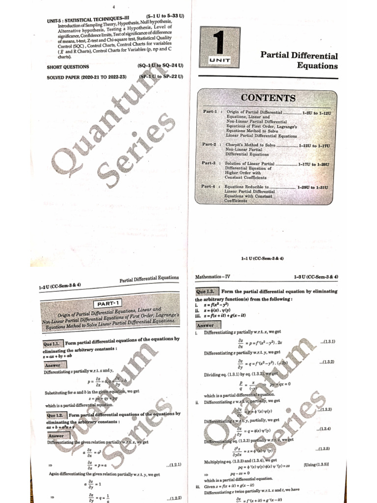 Quantum M4 Unit 1 | PDF