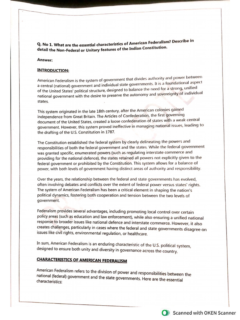 Assignment Constitution Law 2 | PDF